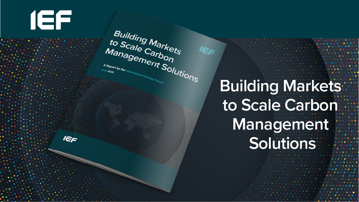 Building Markets to Scale Carbon Management Solutions | IEF Report